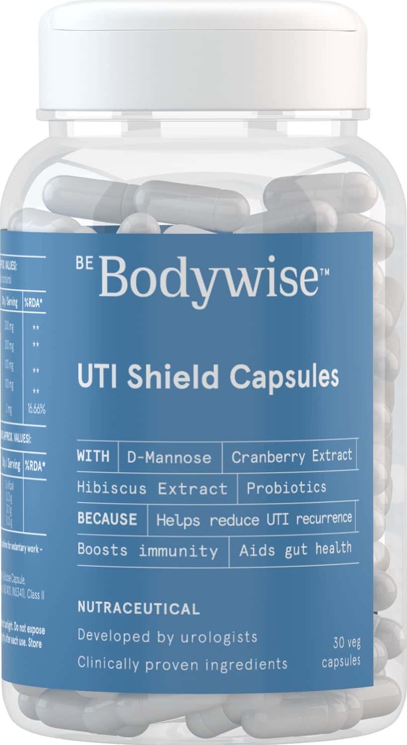 Buy BE BODYWISE UTI SHIELD CAPSULES 30 TABLETS Online & Get Upto 60% ...