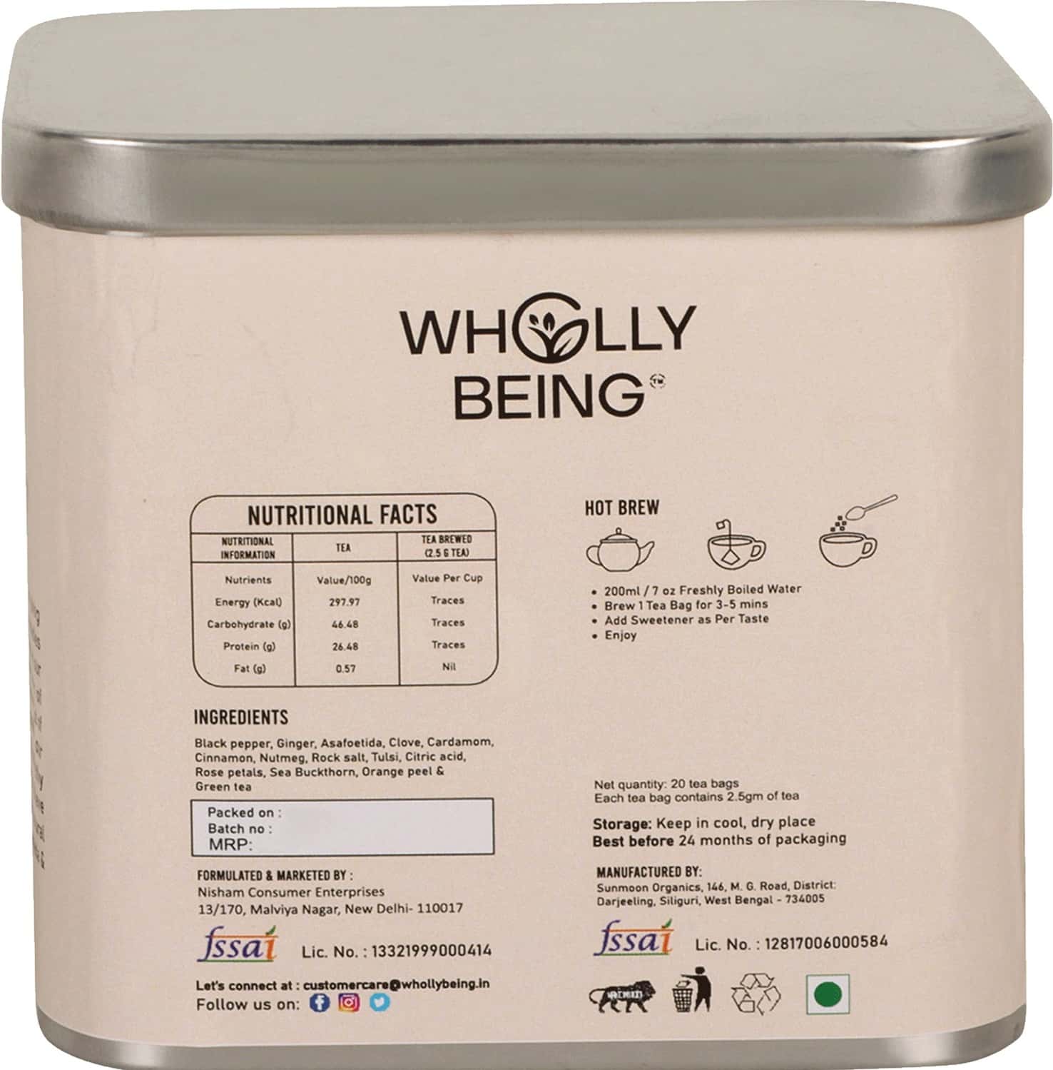 Buy WHOLLY BEING DETOX KAHWA TEA 20 PYRAMID TEA BAGS Online & Get Upto ...