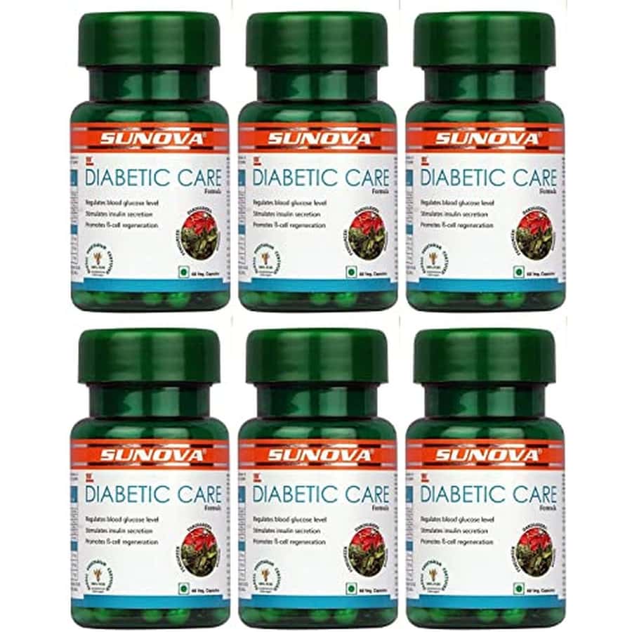 Order Sunova Diabetic Care 60 Veg Capsules Online