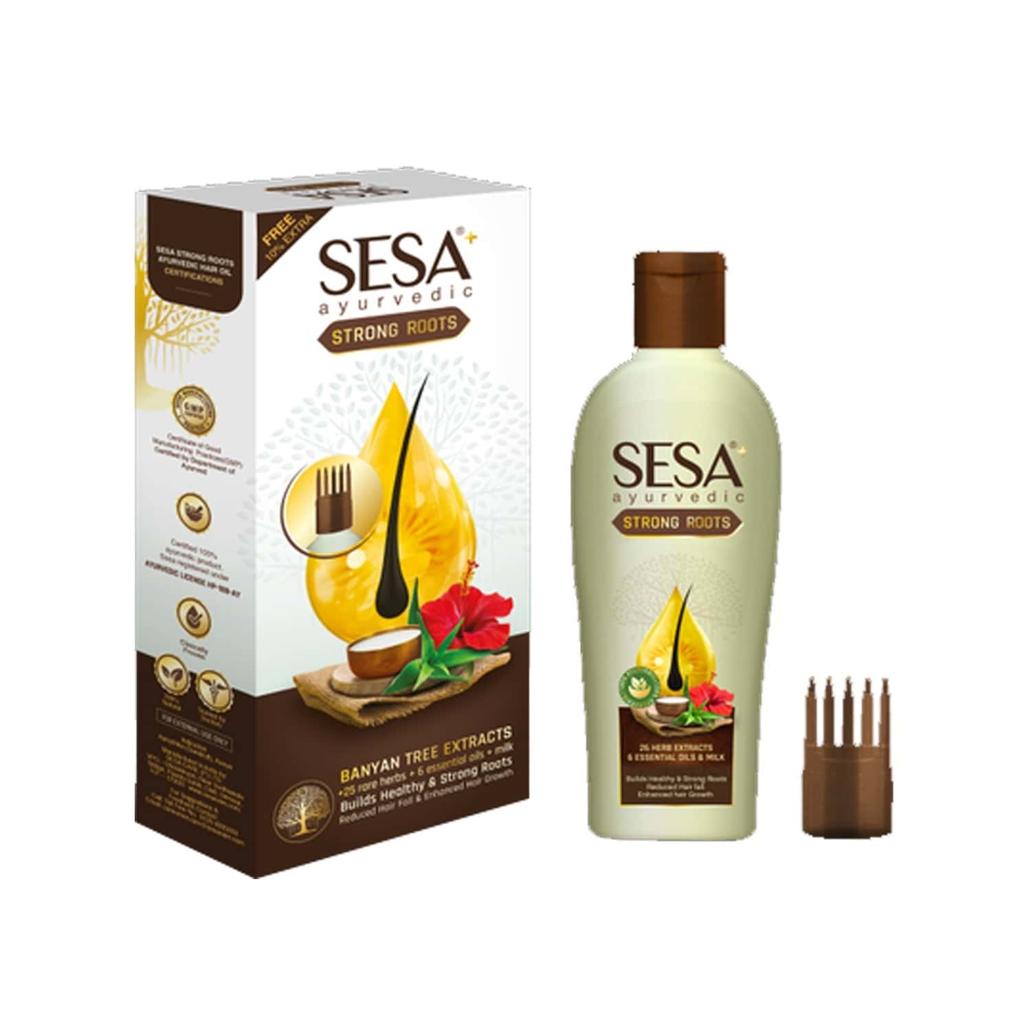 Buy Sesa Ayurvedic Hair Oil (Strong Roots) - 100ml Online & Get Upto 60 ...