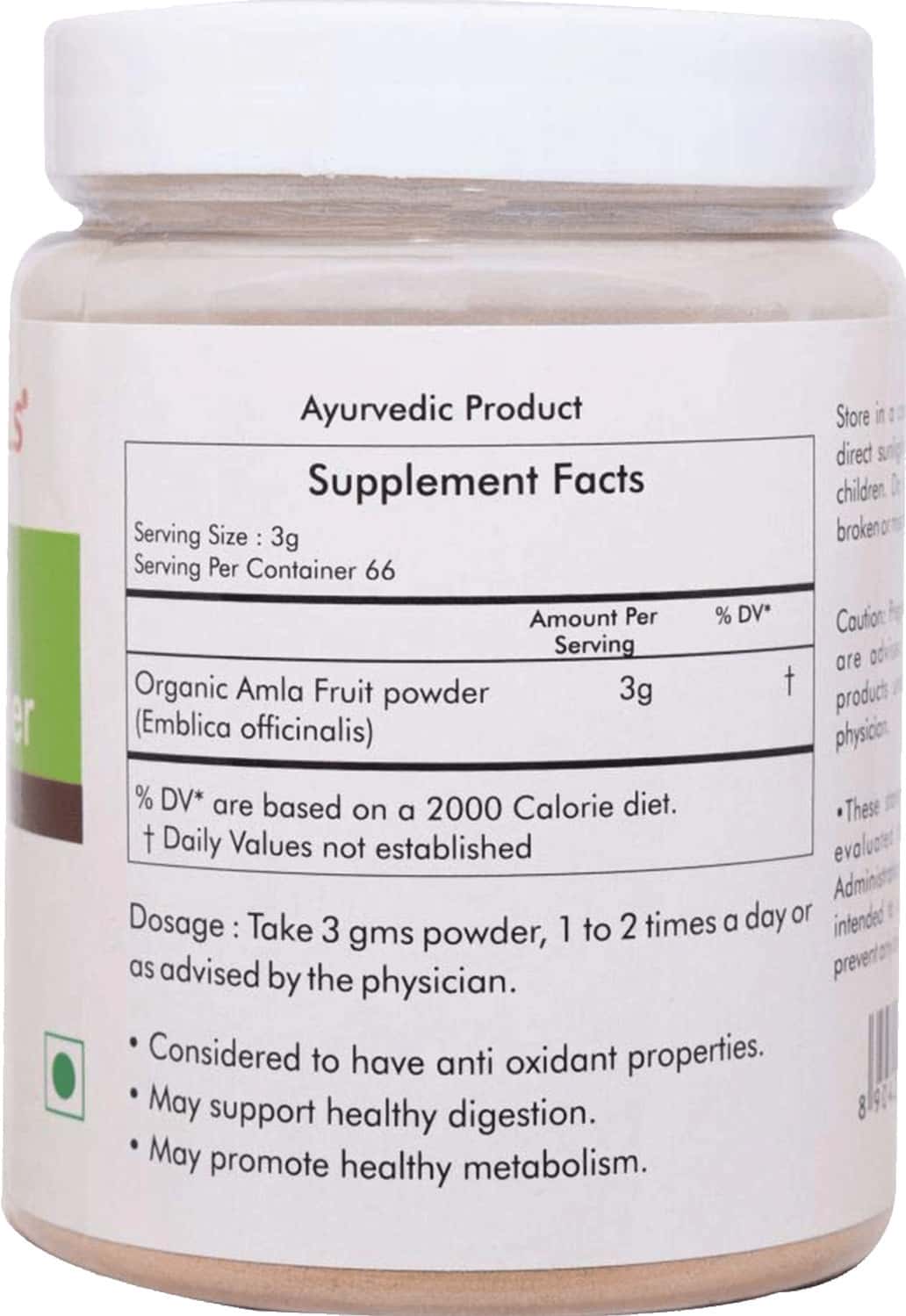 Buy HERBAL HILLS ORGANIC AMLA POWDER EDIBLE FOR HAIR GROWTH,SKIN CARE ...