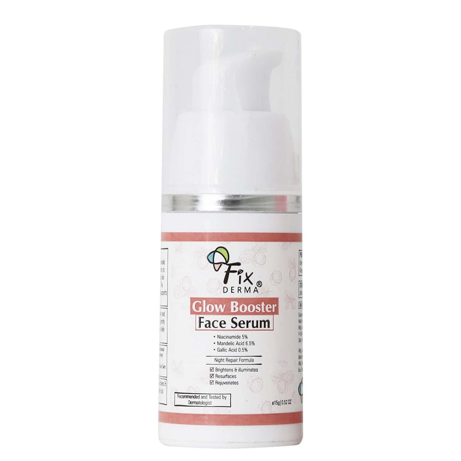 Buy FIXDERMA 5% NIACINAMIDE SERUM GLOW BOOSTER FACE SERUM - 15G Online ...