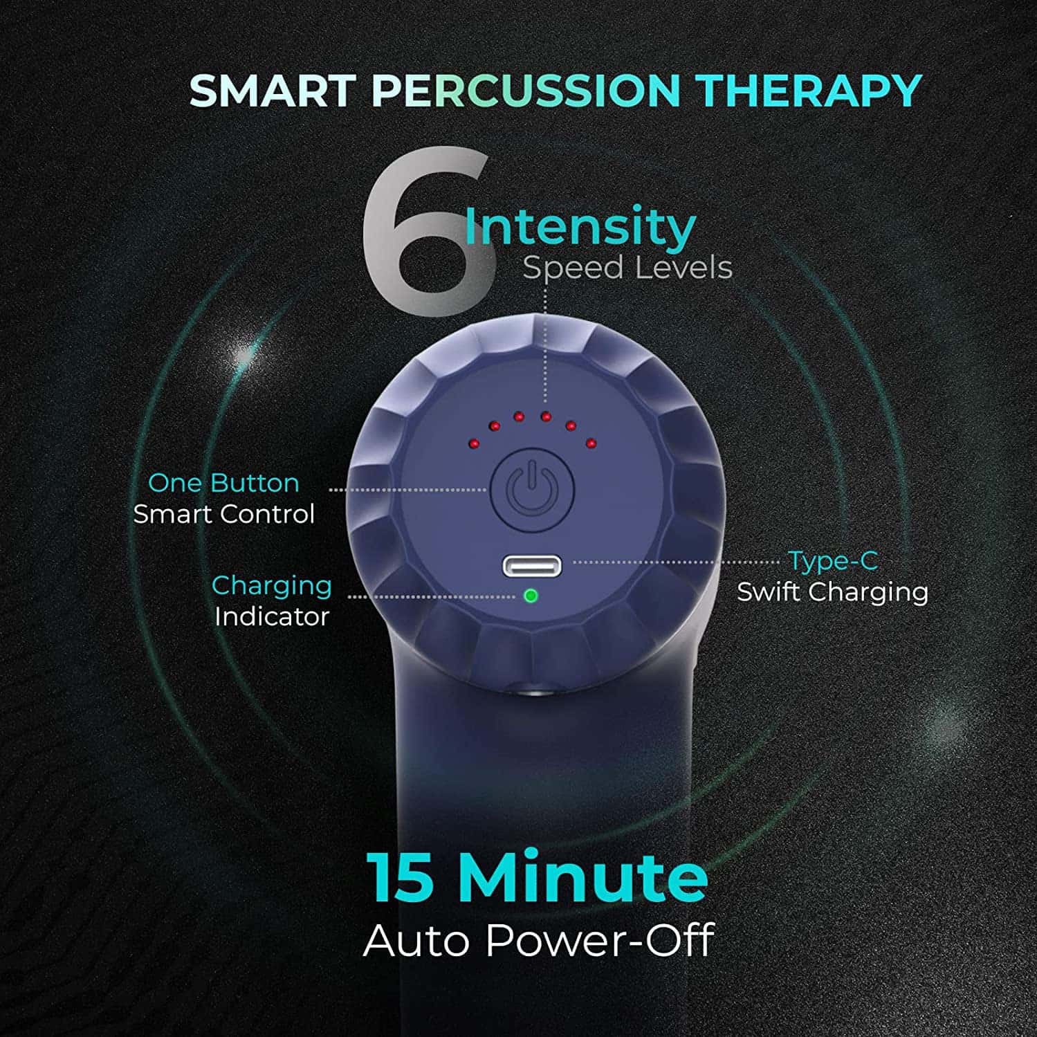 Buy BEATXP BOLT DEEP TISSUE MASSAGE GUN PERCUSSION MUSCLE MASSAGER FOR ...