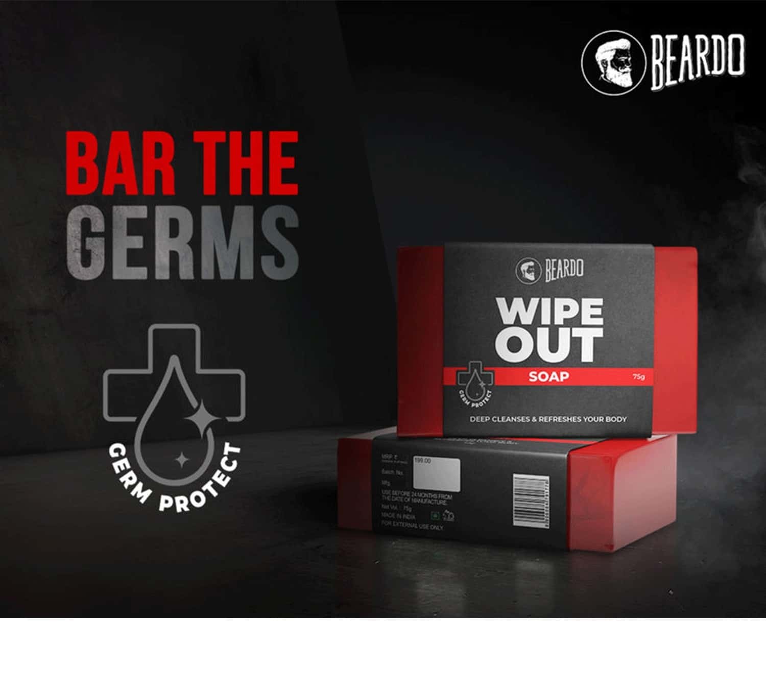 Buy BEARDO WIPEOUT SOAP - 125 GM Online & Get Upto 60% OFF at PharmEasy