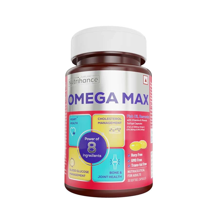 Buy TRUEBASICS OMEGA 3 FISH OIL CAPSULES - 30 CAPSULES Online & Get ...