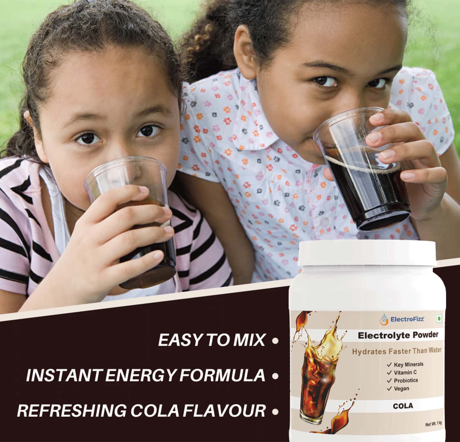 Buy ELECTROFIZZ HYDRATION ENERGY DRINK POWDER FOR WORKOUT FOR MEN AND ...