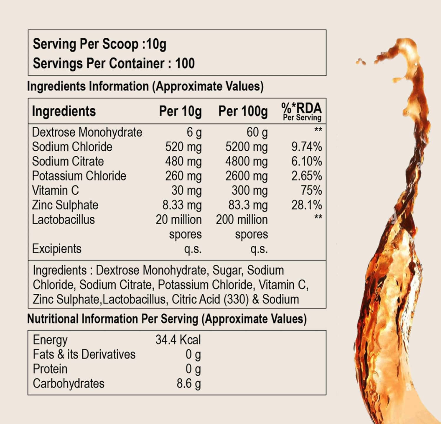 Buy ELECTROFIZZ HYDRATION ENERGY DRINK POWDER FOR WORKOUT FOR MEN AND ...