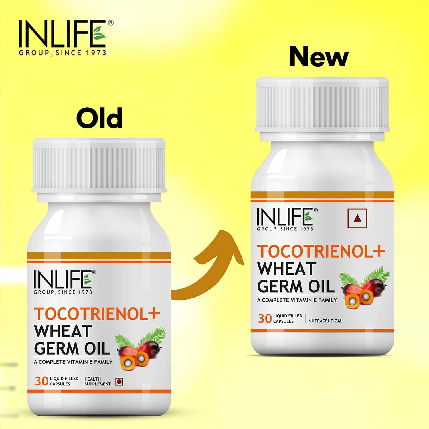 Buy INLIFE TOCOTRIENOLS & WHEAT GERM OIL WITH TOCOPEHROLS VITAMIN E 30 ...