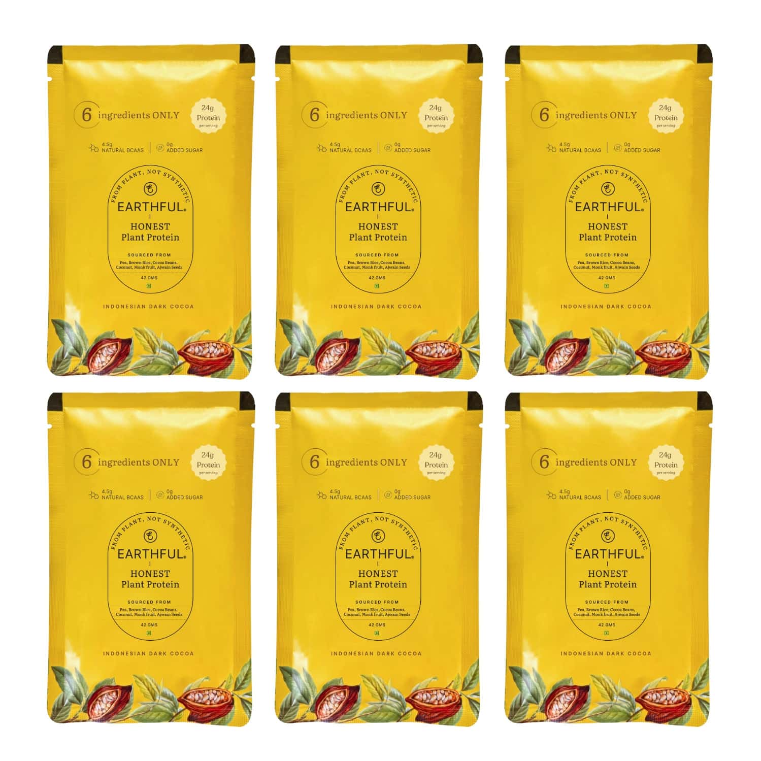 Buy EARTHFUL PLANT PROTEIN FOR STAMINA- INDONESIAN COCOA - LARGE PACK ...