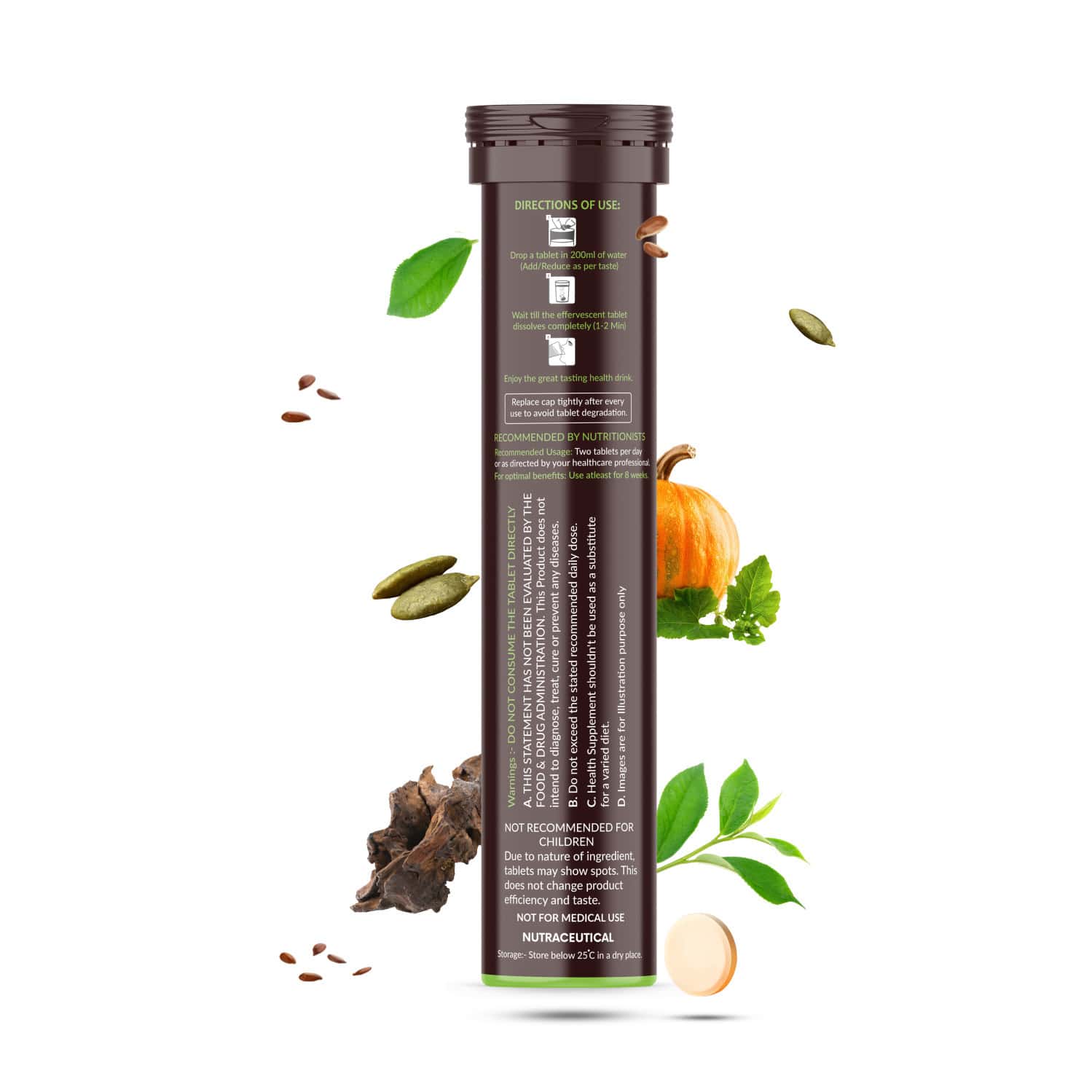 Buy VEGAN GREENS PLANT BASED DHT BLOCKER WITH BIOTIN, OMEGA 3, STINGING ...