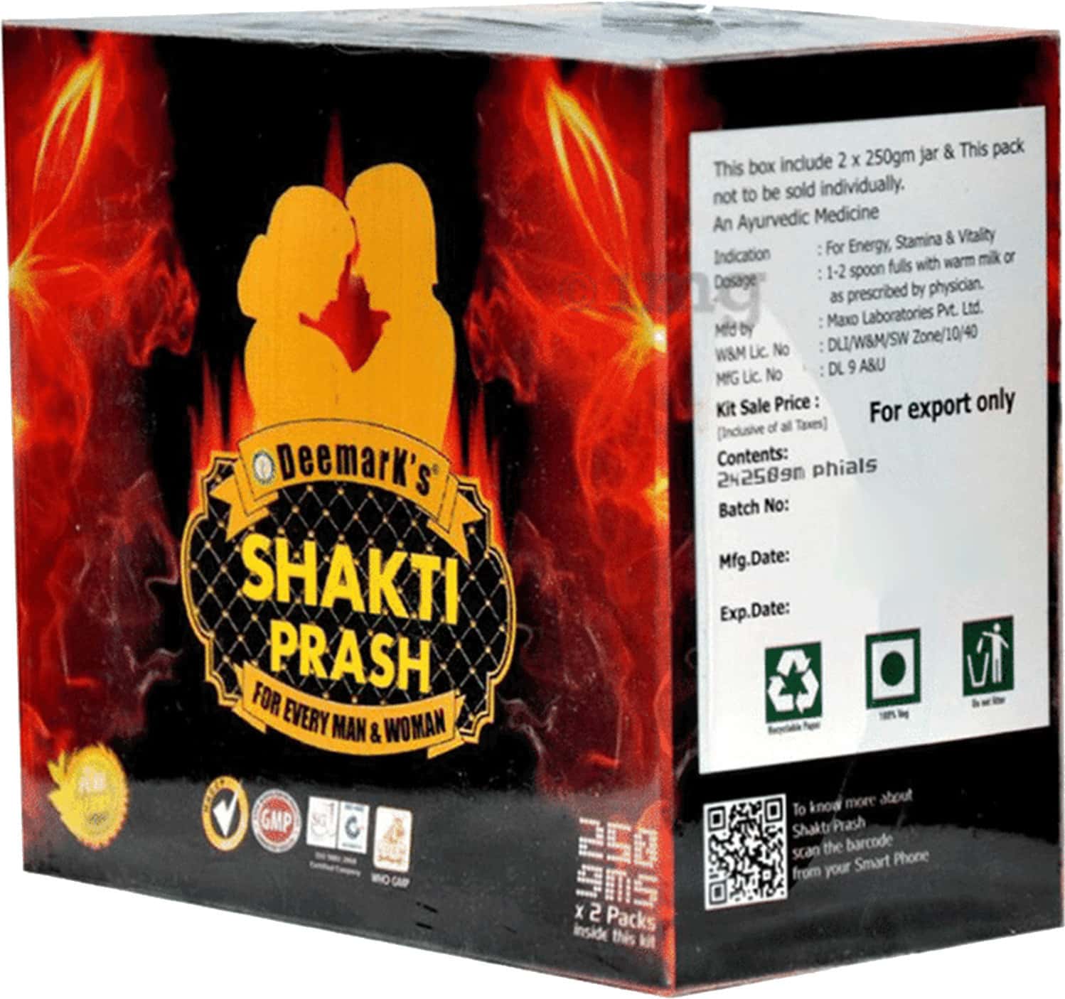 Buy DEEMARK SHAKTI PRASH 250GM EACH (PACK OF 2) Online & Get Upto 60% ...