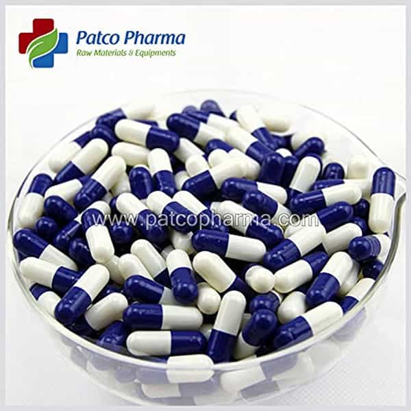 Buy PATCO PHARMA - SIZE 00 NAVY BLUE/WHITE EMPTY GELATIN PILL CAPSULE ...