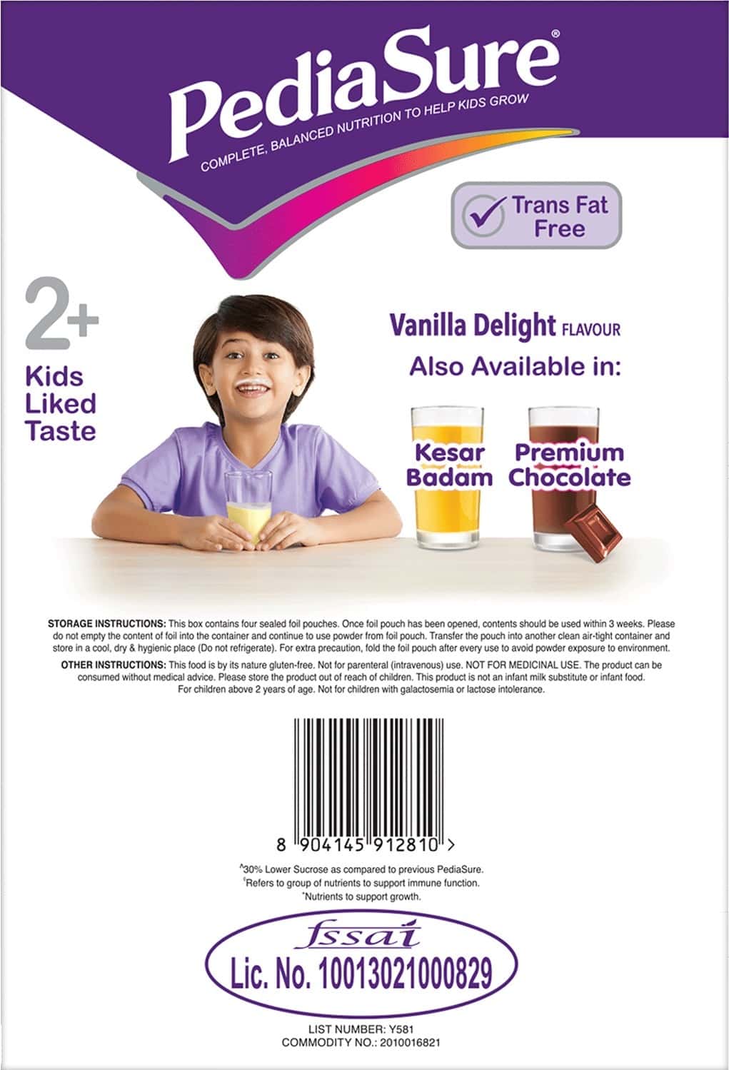 Buy PEDIASURE HEALTH AND NUTRITION DRINK POWDER FOR KIDS GROWTH VANILLA ...