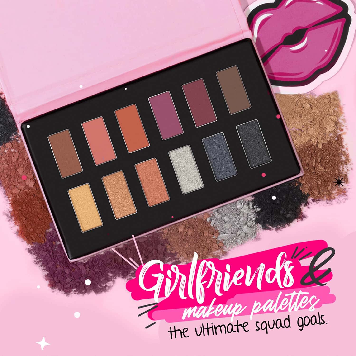 Buy MYGLAMM POPXO MAKEUP COLLECTION -12 EYESHADOW KIT-SQUAD GOALS ...