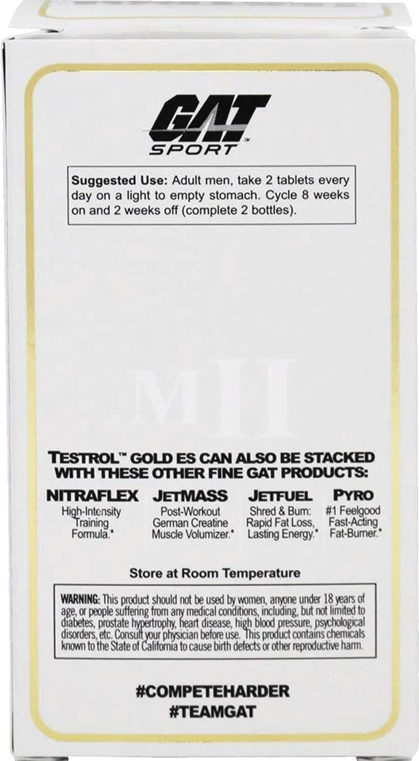 Buy GAT TESTROL GOLD 60 CT (228 GM) Online & Get Upto 60% OFF at PharmEasy