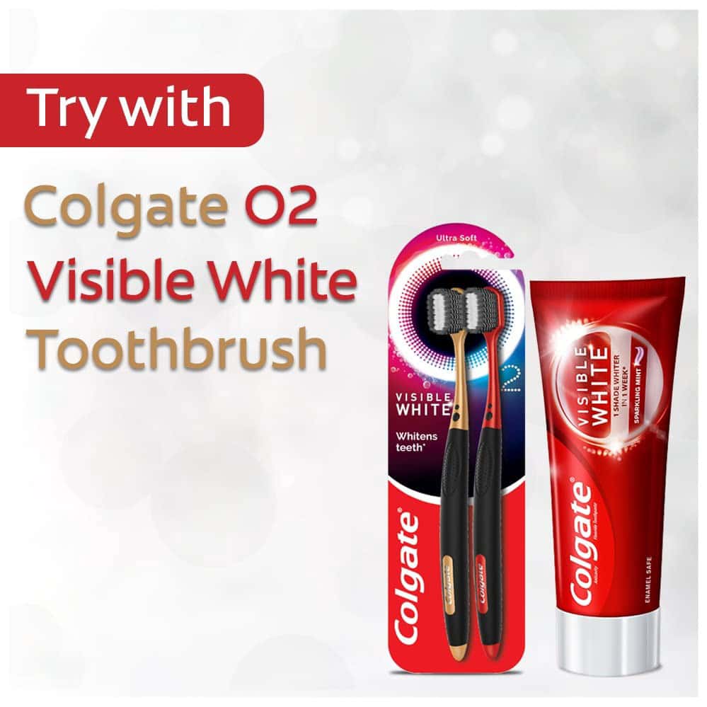 Buy COLGATE VISIBLE WHITE 165G TEETH WHITENING TOOTHPASTE, PROTECTS ...