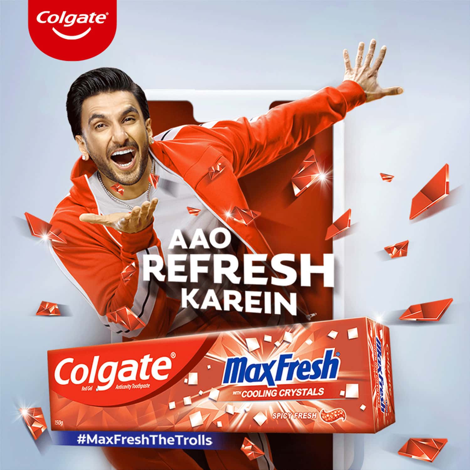 Buy COLGATE MAXFRESH TOOTHPASTE, RED GEL PASTE WITH MENTHOL - 150GX4 ...