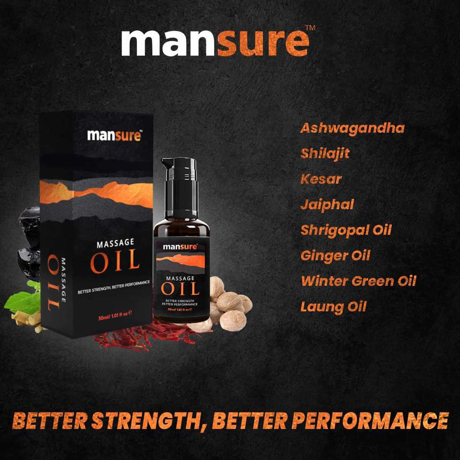 Buy MANSURE MASSAGE OIL FOR MENS HEALTH - 2 PACKS (30ML EACH) Online ...