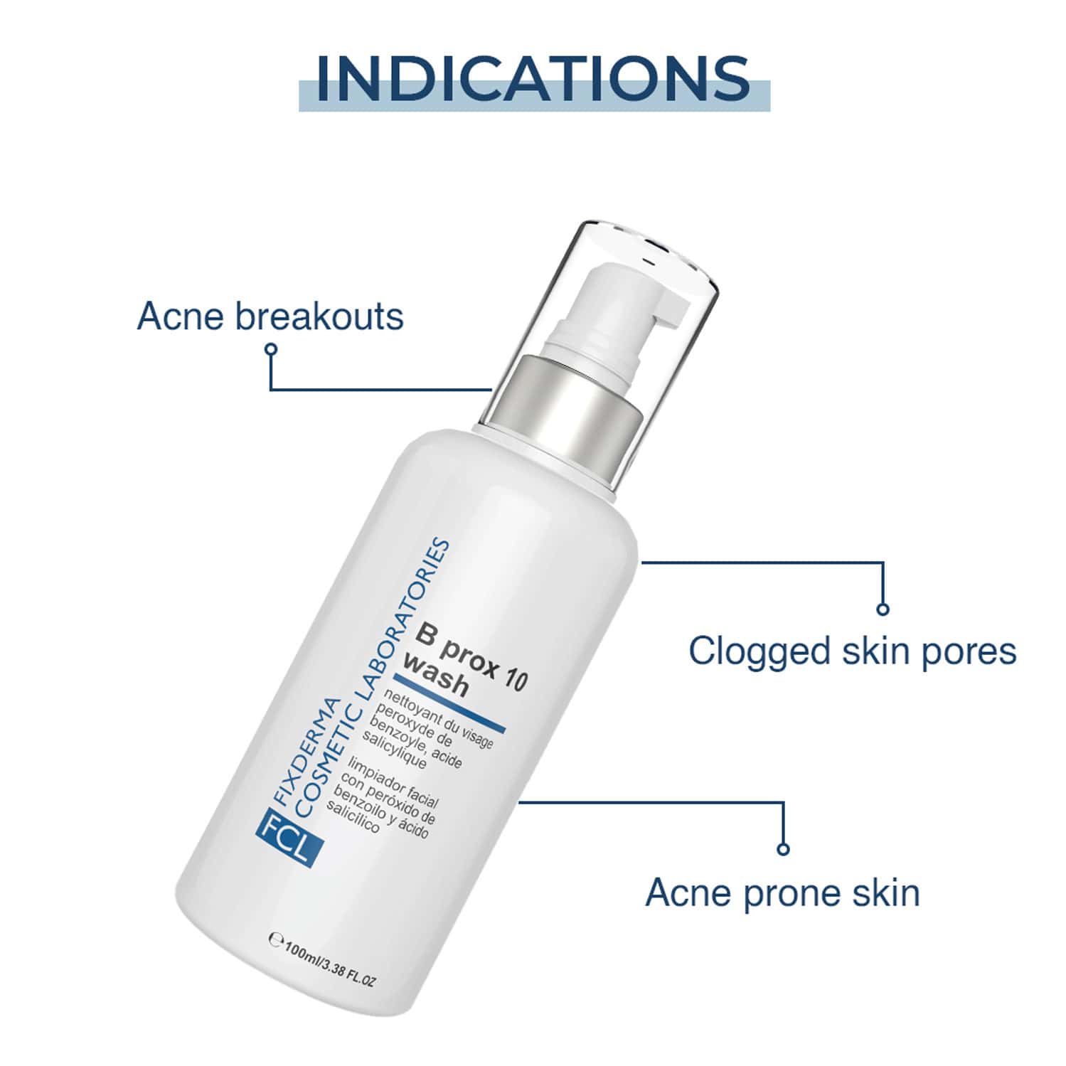 Buy FCL B-PROX FACE WASH FOR ACNE PRONE SKIN AND GENTLY REMOVES THE ...