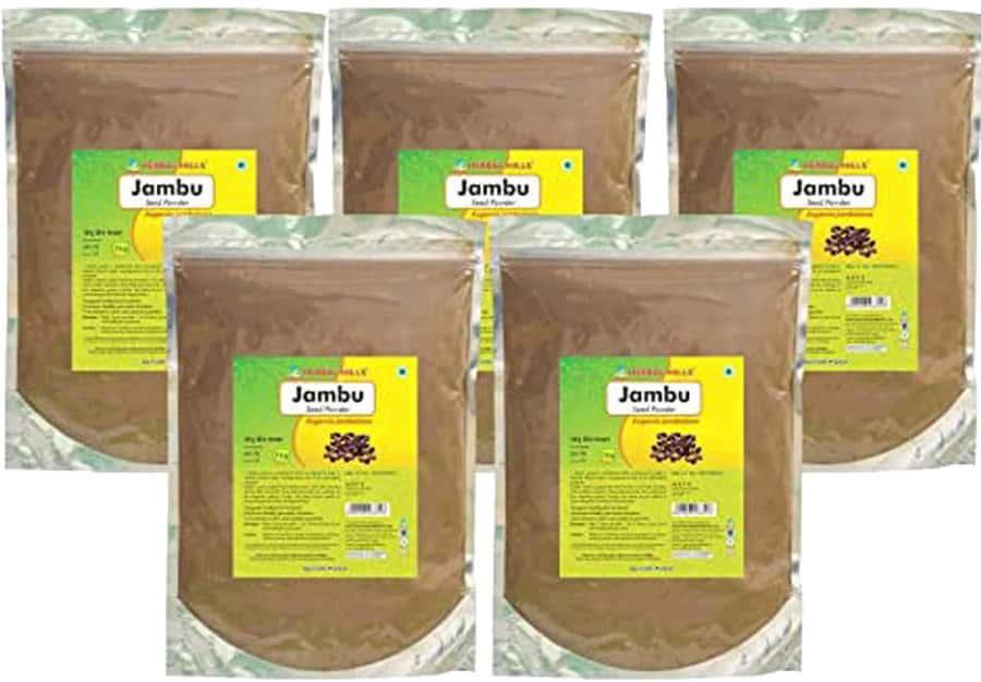 Buy HERBAL HILLS ORGANIC JAMBU POWDER 200GMS JAMUN SEED POWDER SUGAR ...
