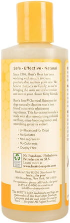 Buy BURT'S BEES OATMEAL DOG SHAMPOO | COLLOIDAL OAT FLOUR & HONEY | 118 ...
