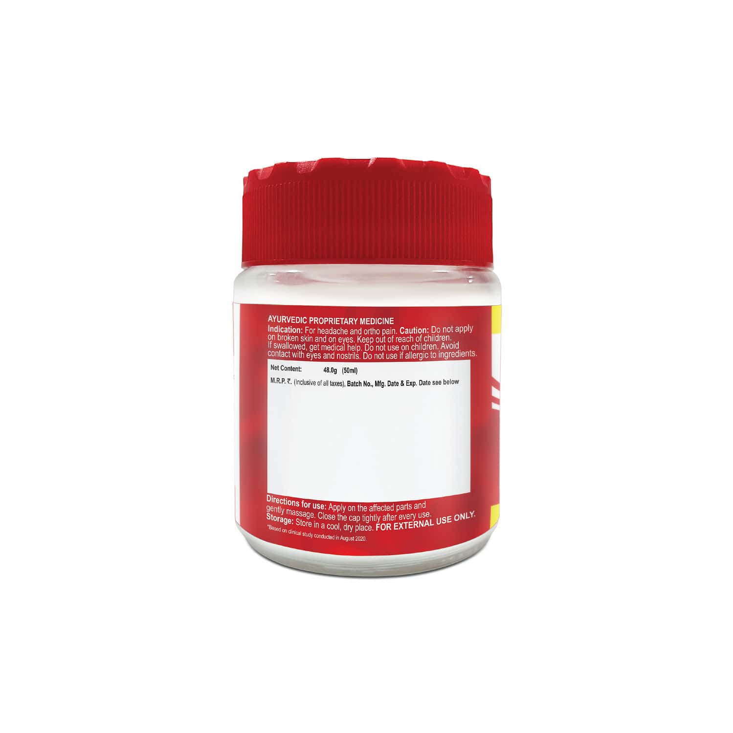 Buy AMRUTANJAN NEW MAHA STRONG PAIN BALM 50ML Online & Get Upto 60% OFF ...