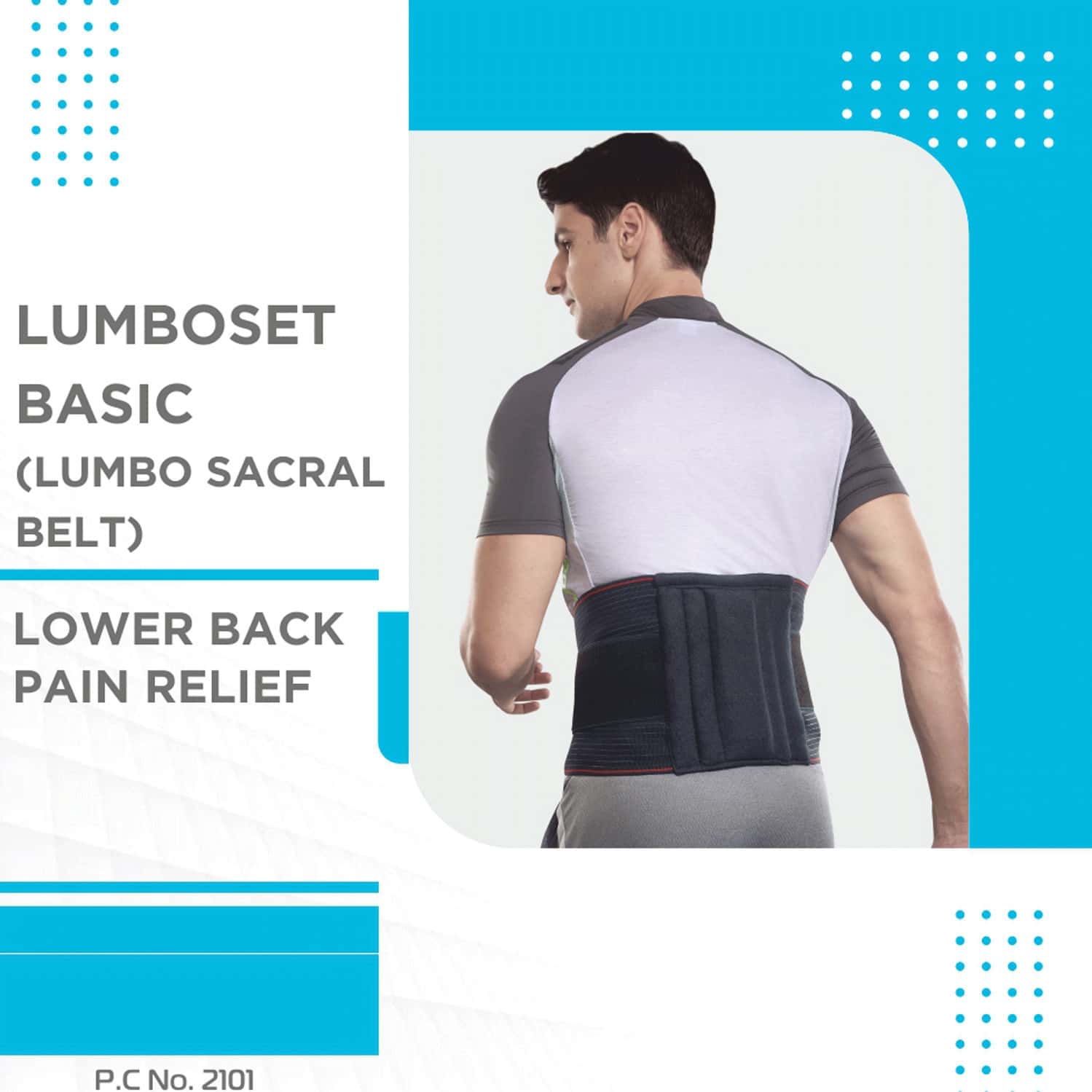 Buy VISSCO LUMBOSET BELT (BASIC), SUPPORT TO THE BACK | RELIEF FROM ...