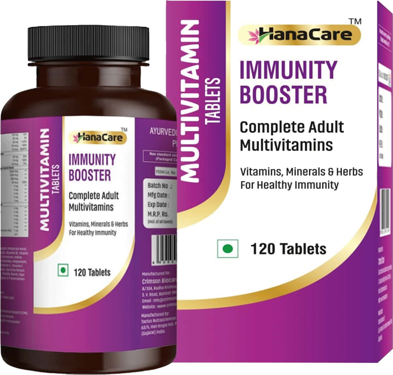 Buy HANACARE MULTIVITAMIN IMMUNITY BOOSTER Online & Get Upto 60% OFF at ...