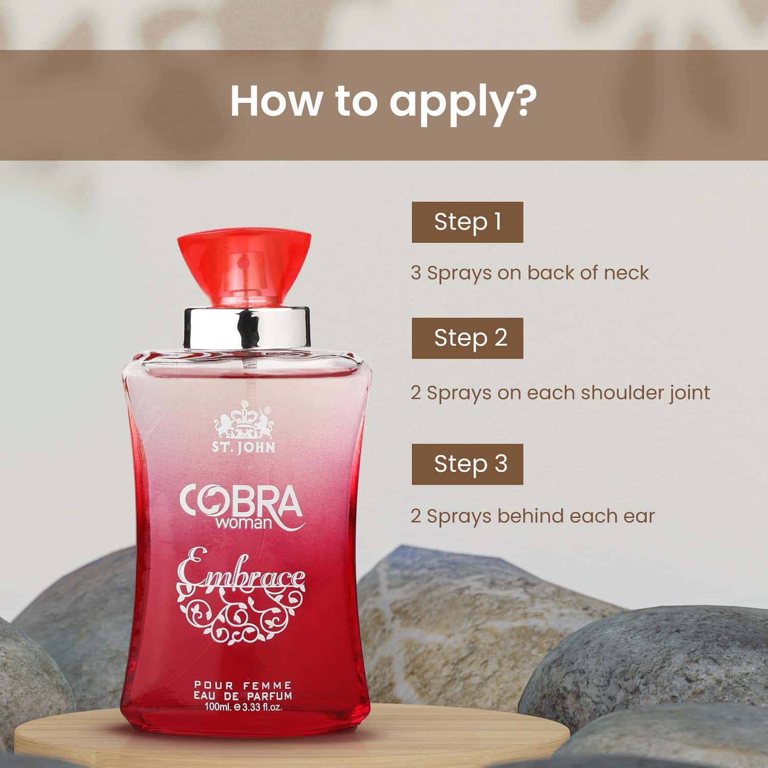 Buy ST.JOHN COBRA EMBRACE EAU DE PARFUM LONG -LASTING PERFUME FOR WOMEN ...