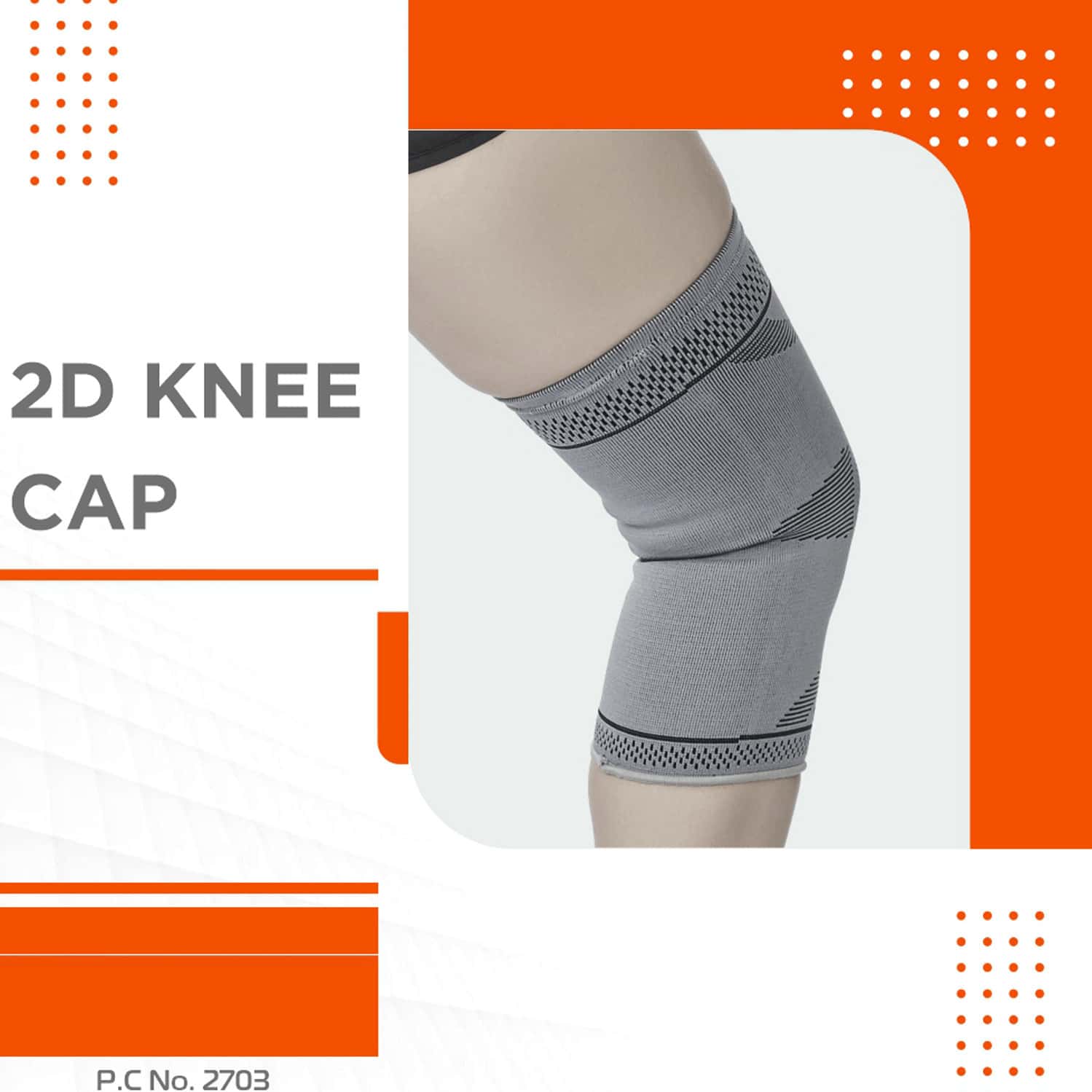 Buy VISSCO STRETCHABLE 2D KNEE CAP | IDEAL MILD SUPPORT FOR FREE KNEE ...