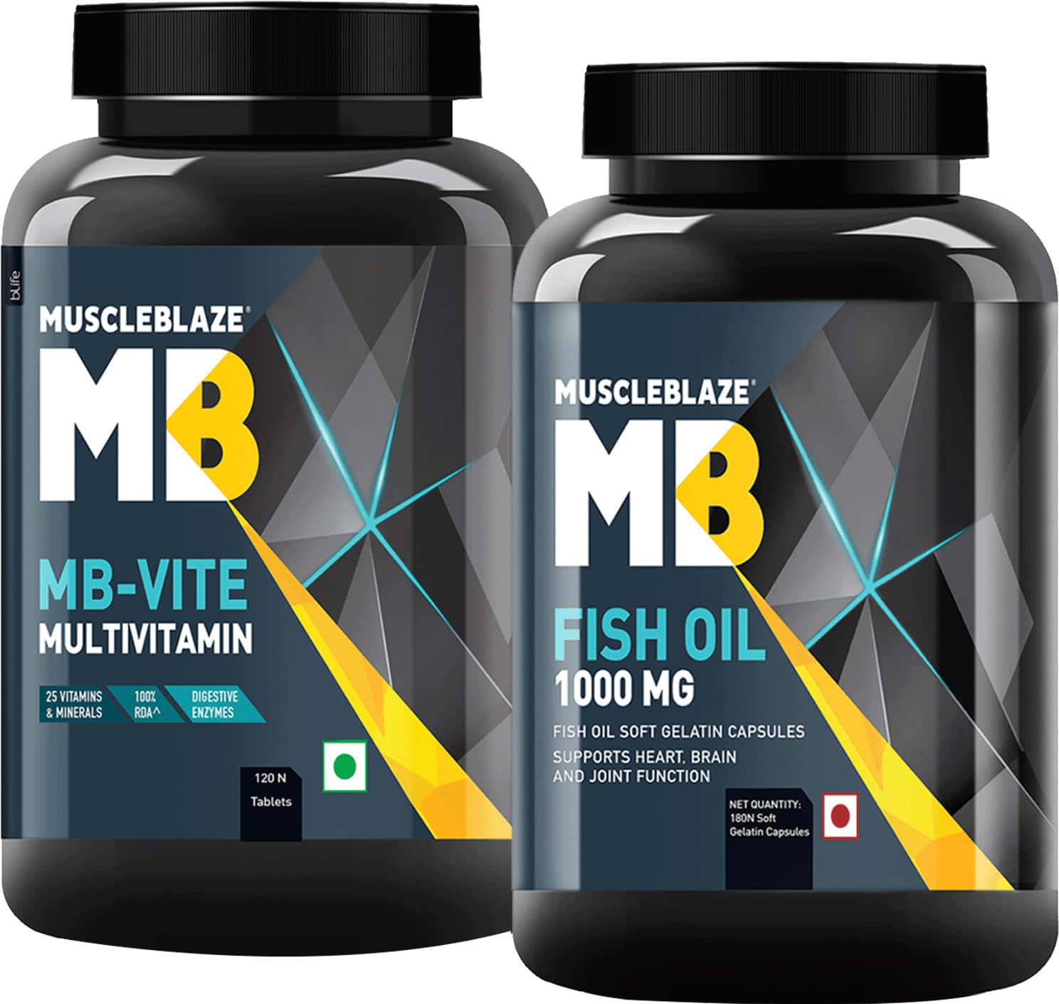 Buy MUSCLEBLAZE MB VITE 120 TABS WITH OMEGA 3 FISH OIL 180 CAPS Online & Get Upto 60% OFF at ...