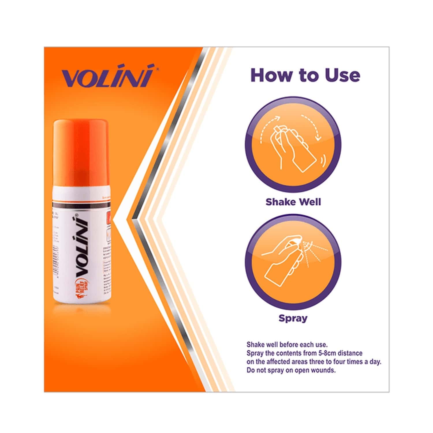 Buy VOLINI PAIN RELIEF SPRAY 15 GM (PACK OF 3) Online & Get Upto 60% ...