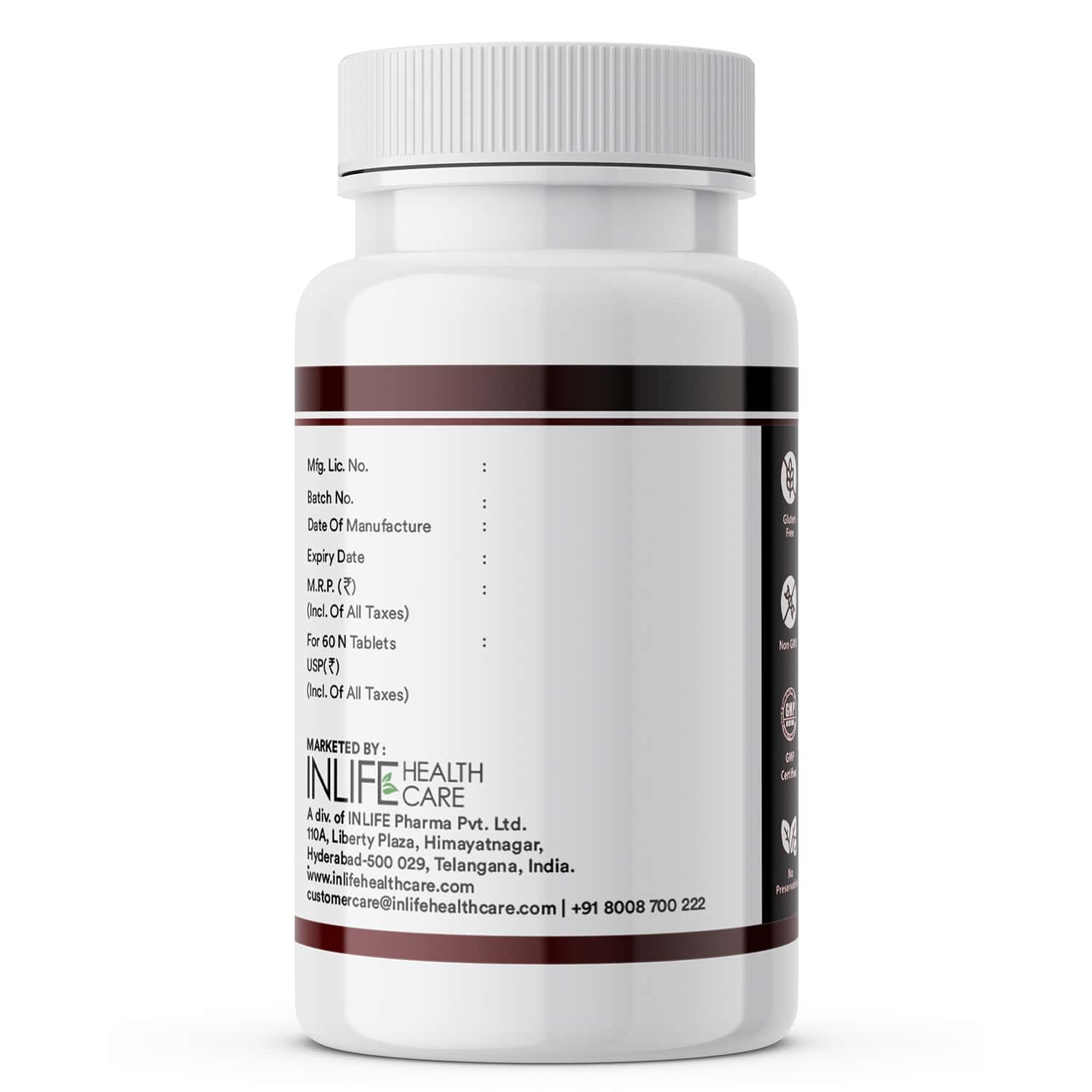 Buy INLIFE IRON FOLIC ACID ZINC BLOOD BUILDER SUPPLEMENT FOR MEN ...