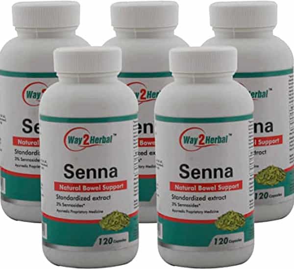 Buy WAY2HERBAL SENNA CAPSULES 120 CAPSULES (PACK OF 5) Online & Get ...