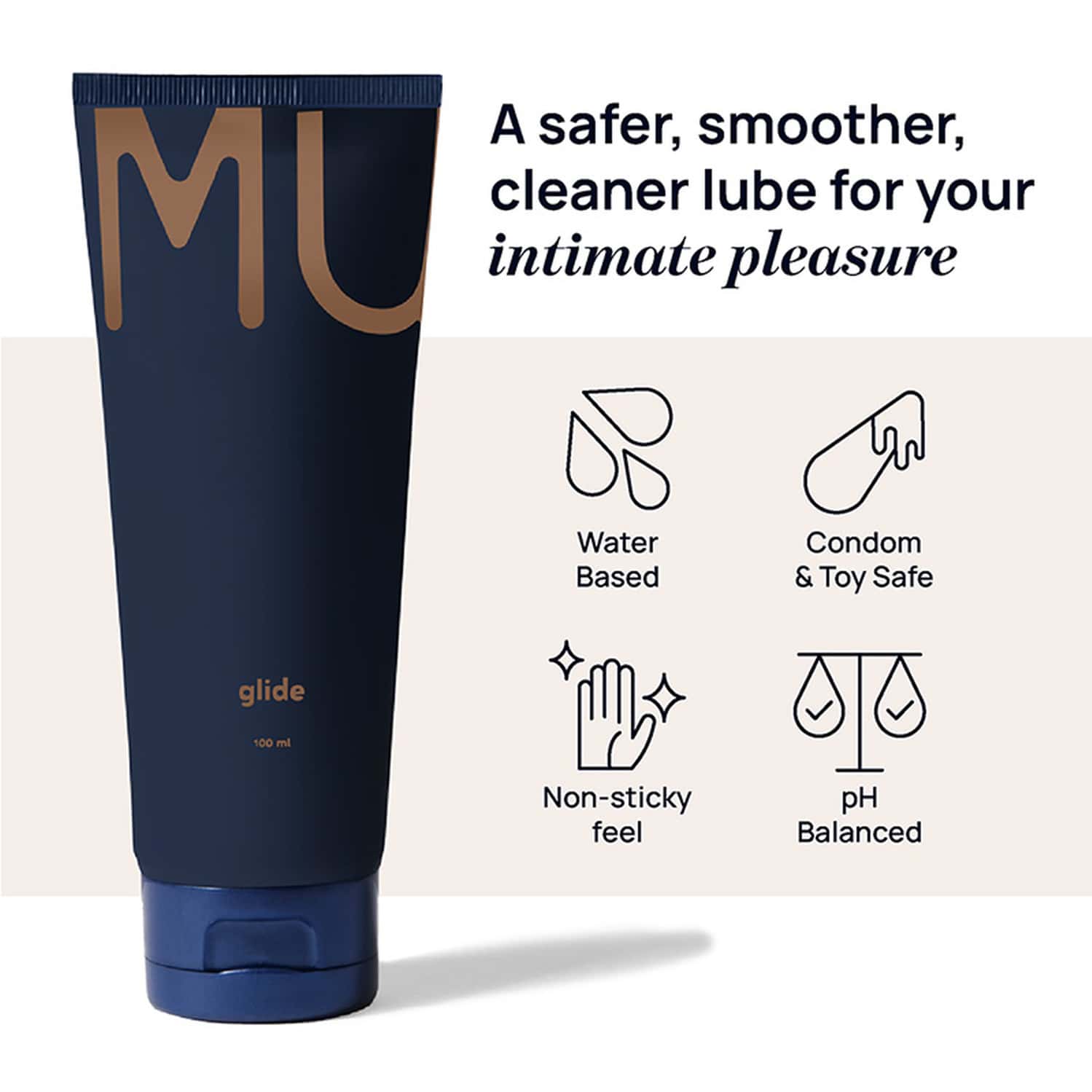 Buy MYMUSE GLIDE ALOE WATER BASED LUBE JELLY FOR MEN & WOMEN - 100ML|PH BALANCED AND VEGAN ...