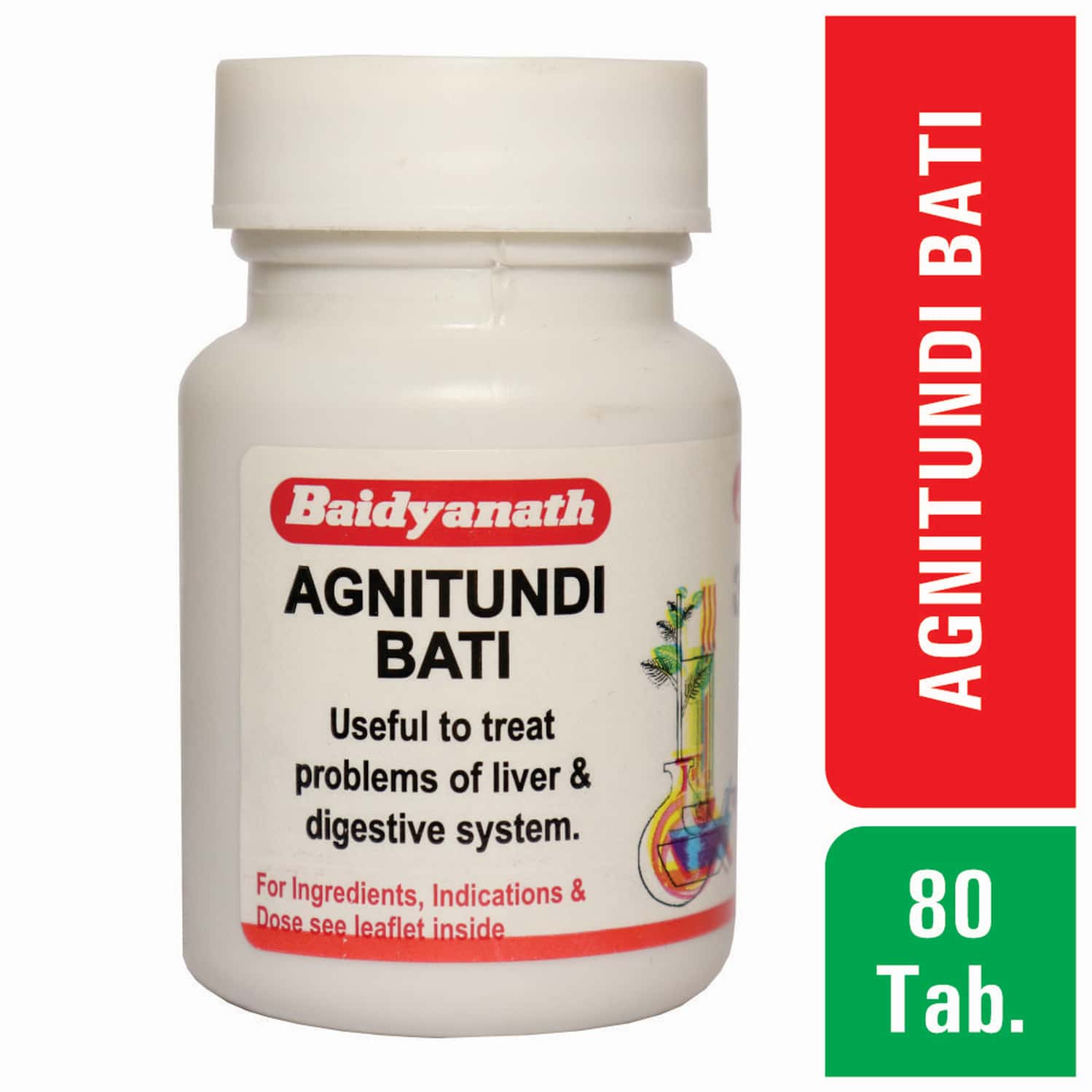 Buy BAIDYANATH NAGPUR AGNITUNDI BATI (80 TABLET) PACK OF 2 Online & Get ...