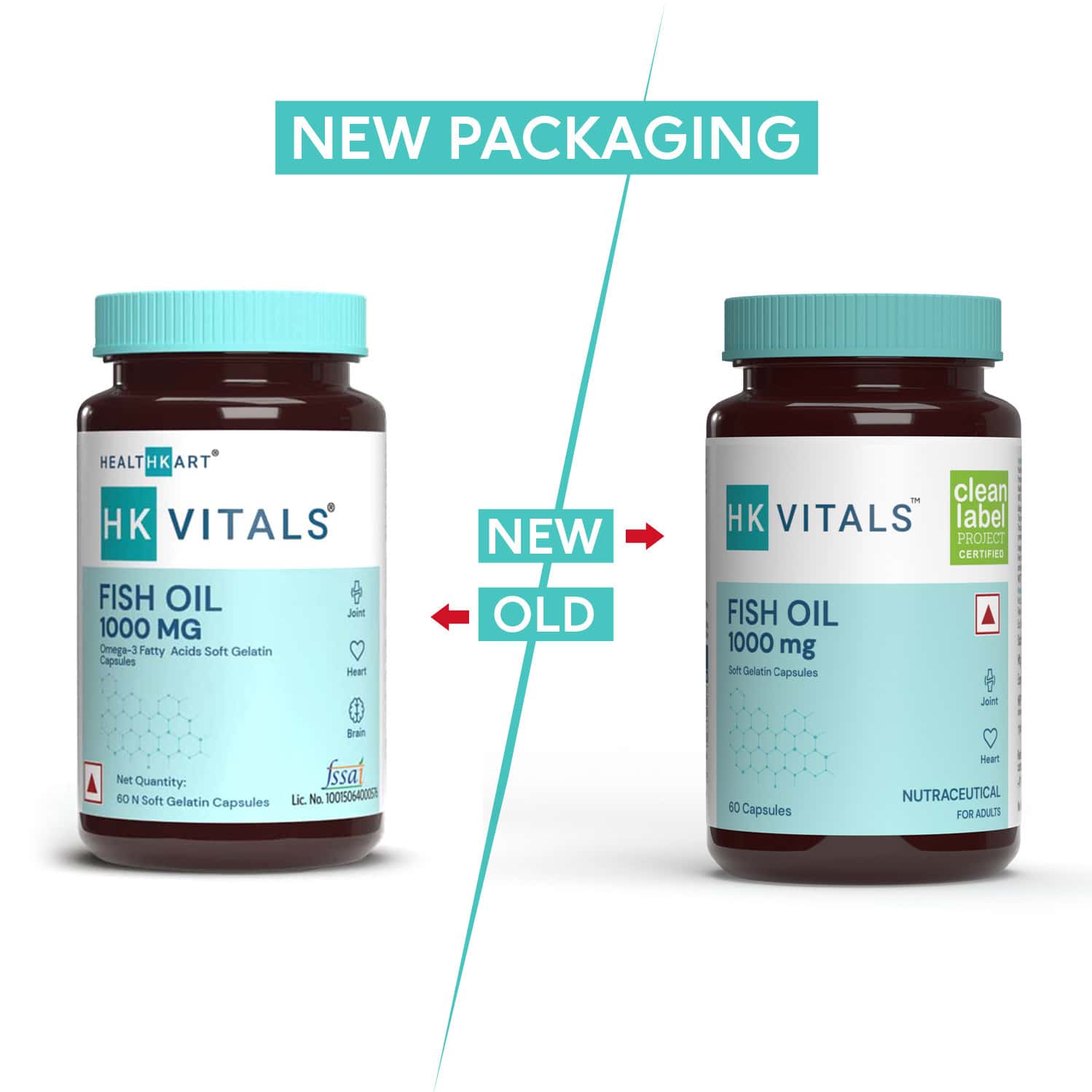 Buy HEALTHKART HK VITALS FISH OIL 1000MG WITH 180MG EPA AND 120MG DHA ...