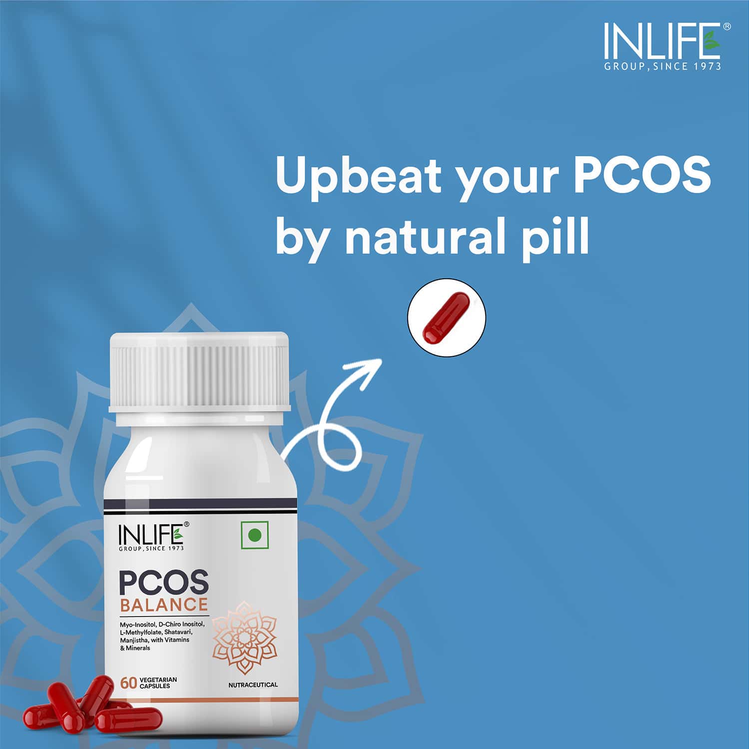 Buy INLIFE PCOS SUPPLEMENTS FOR WOMEN, PCOS BALANCE CAPSULE, HORMONAL ...
