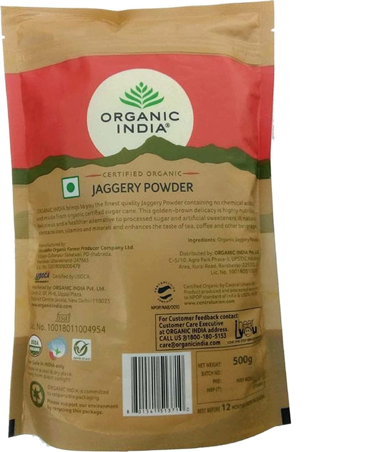 Buy ORGANIC INDIA JAGGERY POWDER - 500G Online & Get Upto 60% OFF at ...