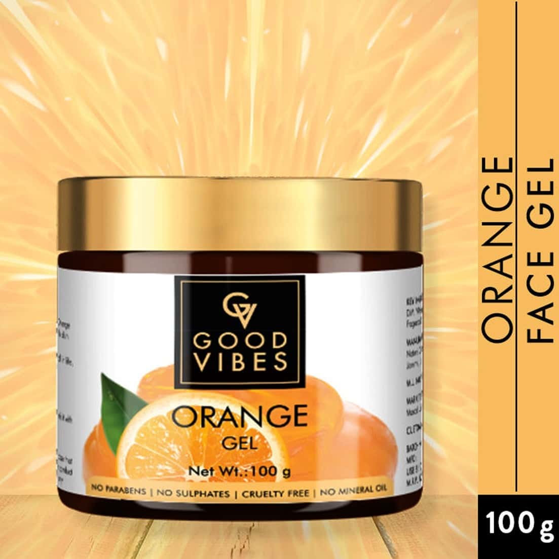 Buy GOOD VIBES GEL ORANGE - 100 G Online & Get Upto 60% OFF at PharmEasy