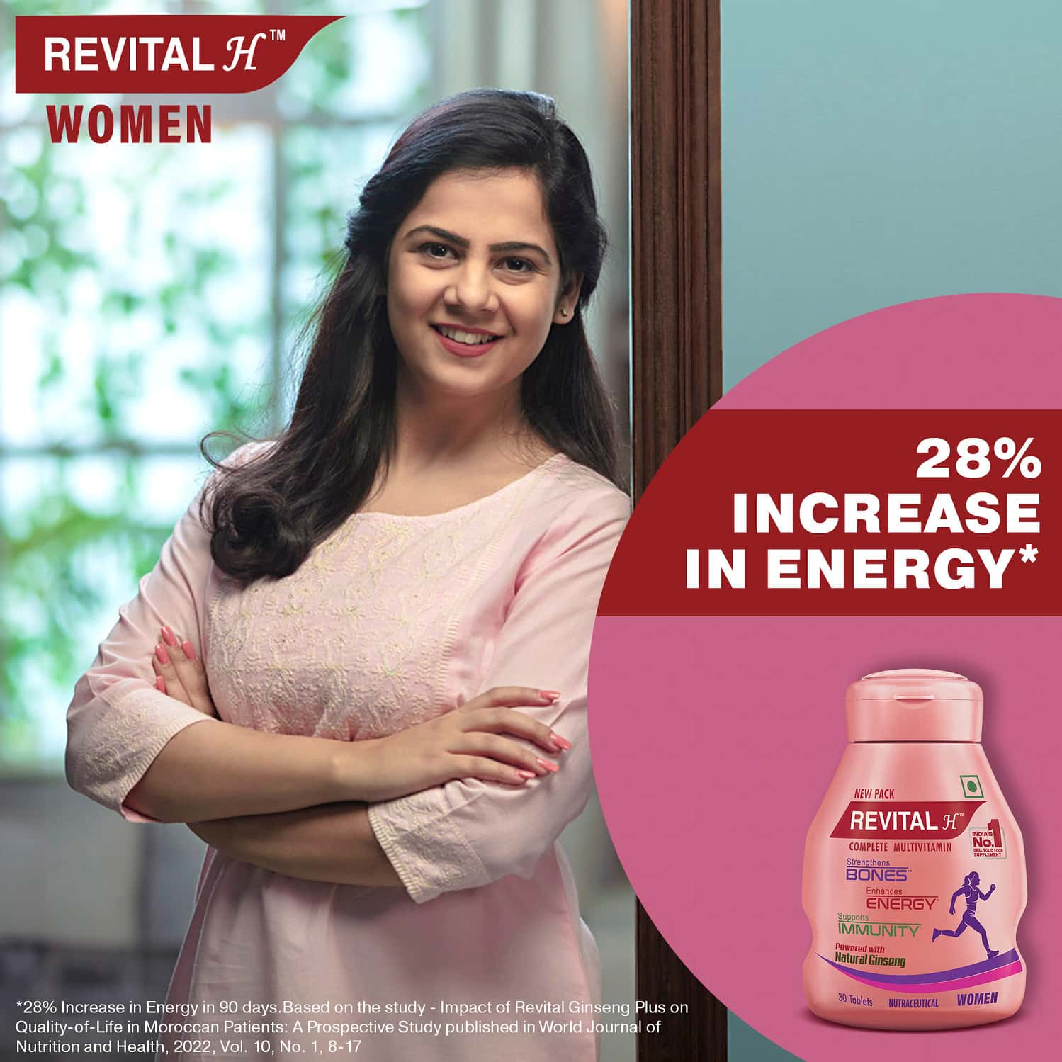 Buy REVITAL H FOR WOMAN WITH COMPLETE MULTIVITAMINS,MINERALS AND ...