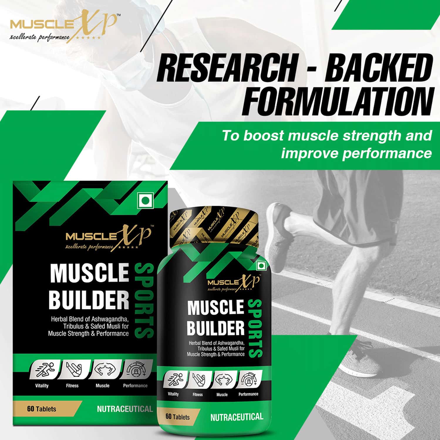 Buy MUSCLEXP MUSCLE BUILDER SPORTS, 60 TABLETS Online & Get Upto 60% ...