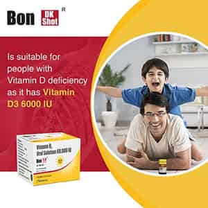 Buy BON DK SHOT SUGARFREE VITAMIN D3 ORAL SOLUTION (12 SHOTS-5ML EACH ...