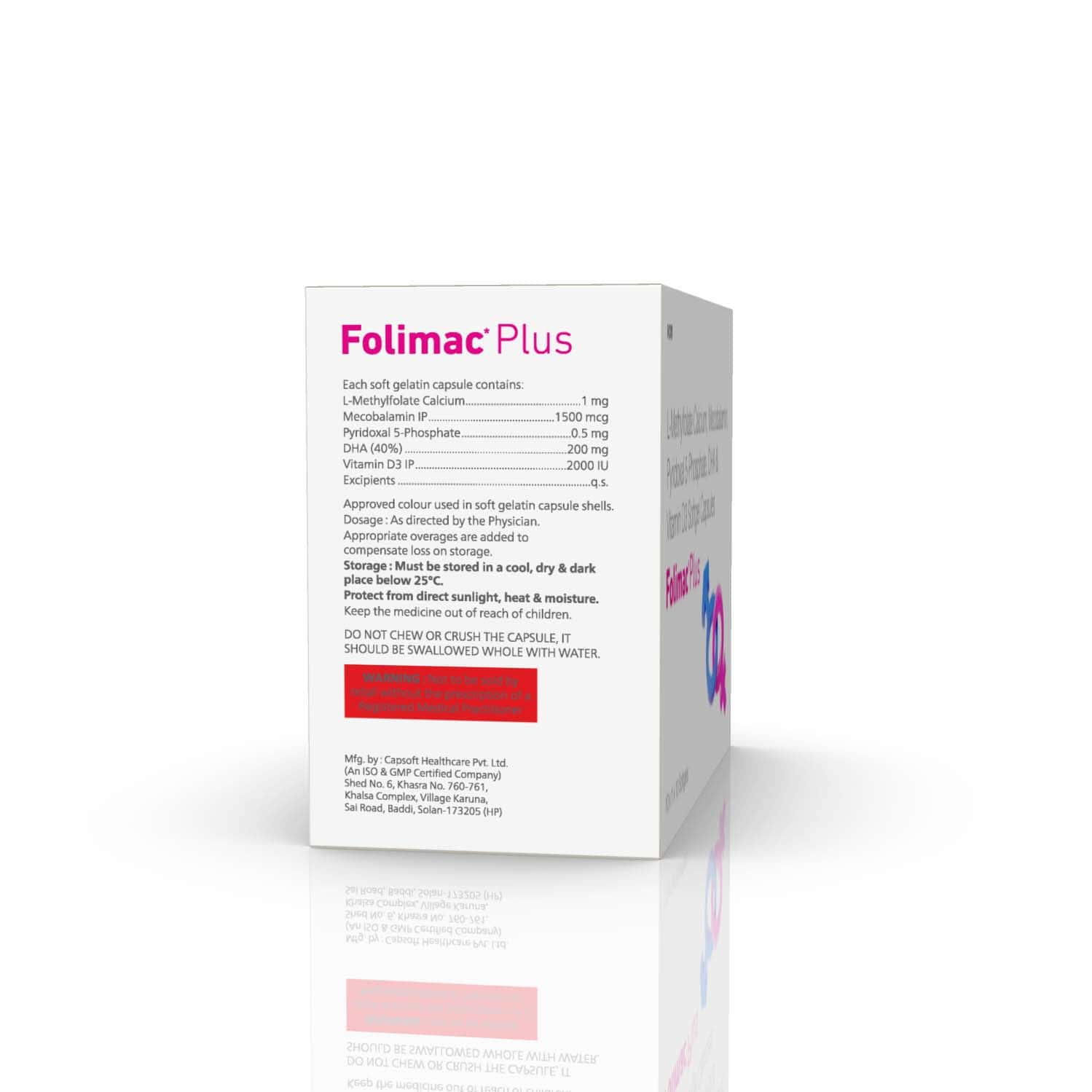 Buy Folimac Plus Strip Of 10 Softgel Capsules Online at Flat 15% OFF ...