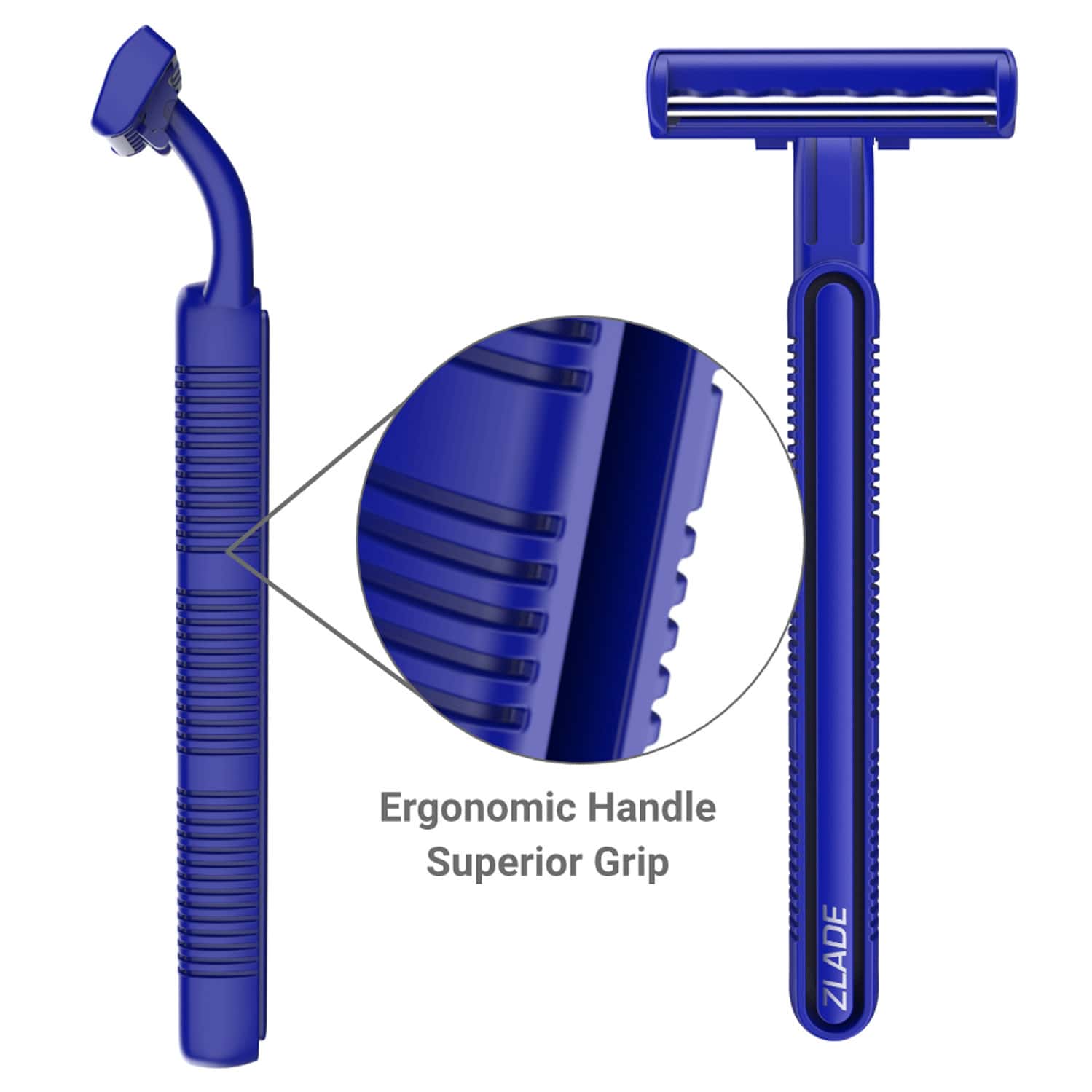 Buy ZLADE GLIDE II READYSHAVER, TWIN BLADE DISPOSABLE SHAVING RAZOR FOR ...