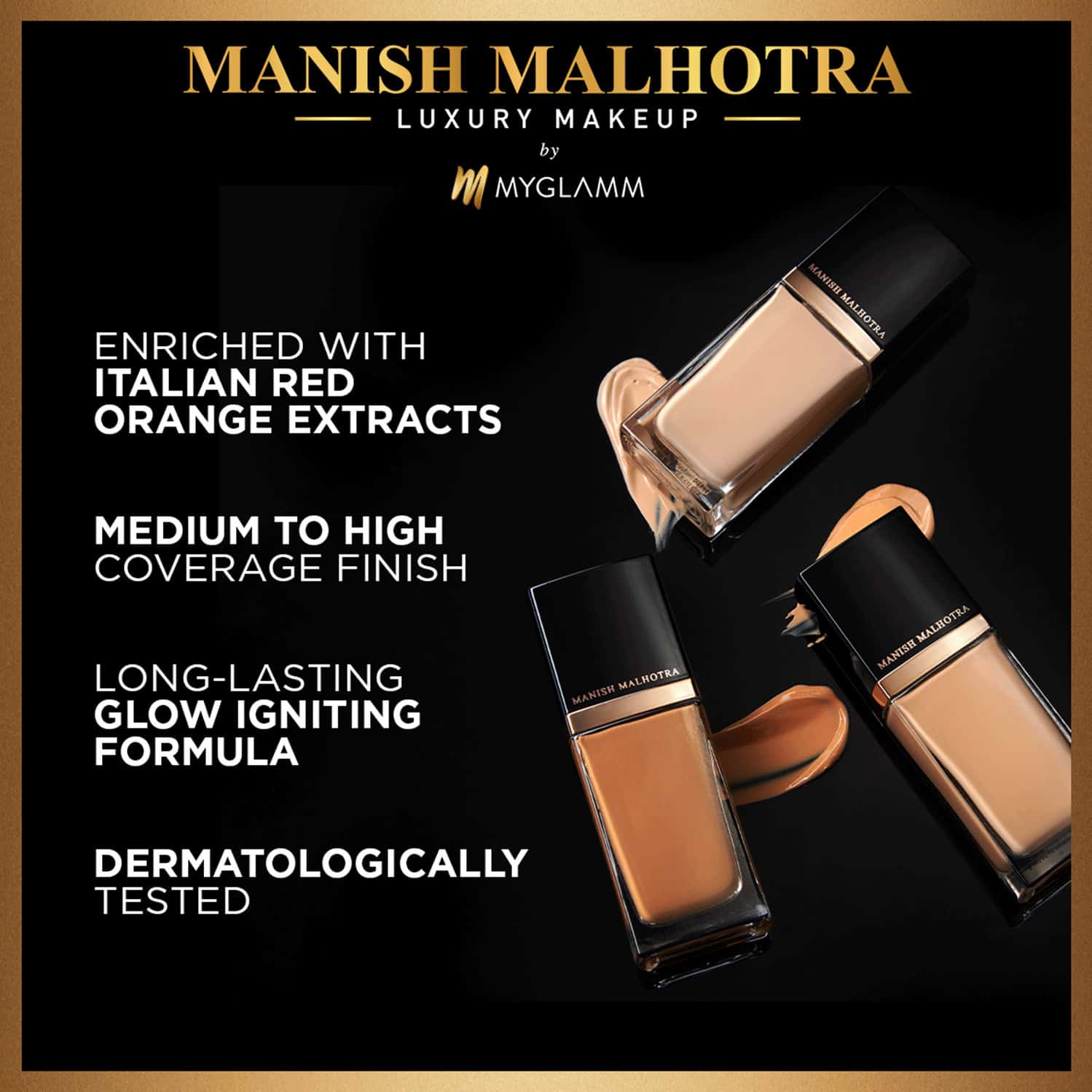 Buy MYGLAMM MANISH MALHOTRA BEAUTY SKIN AWAKENING FOUNDATION-WAM ...