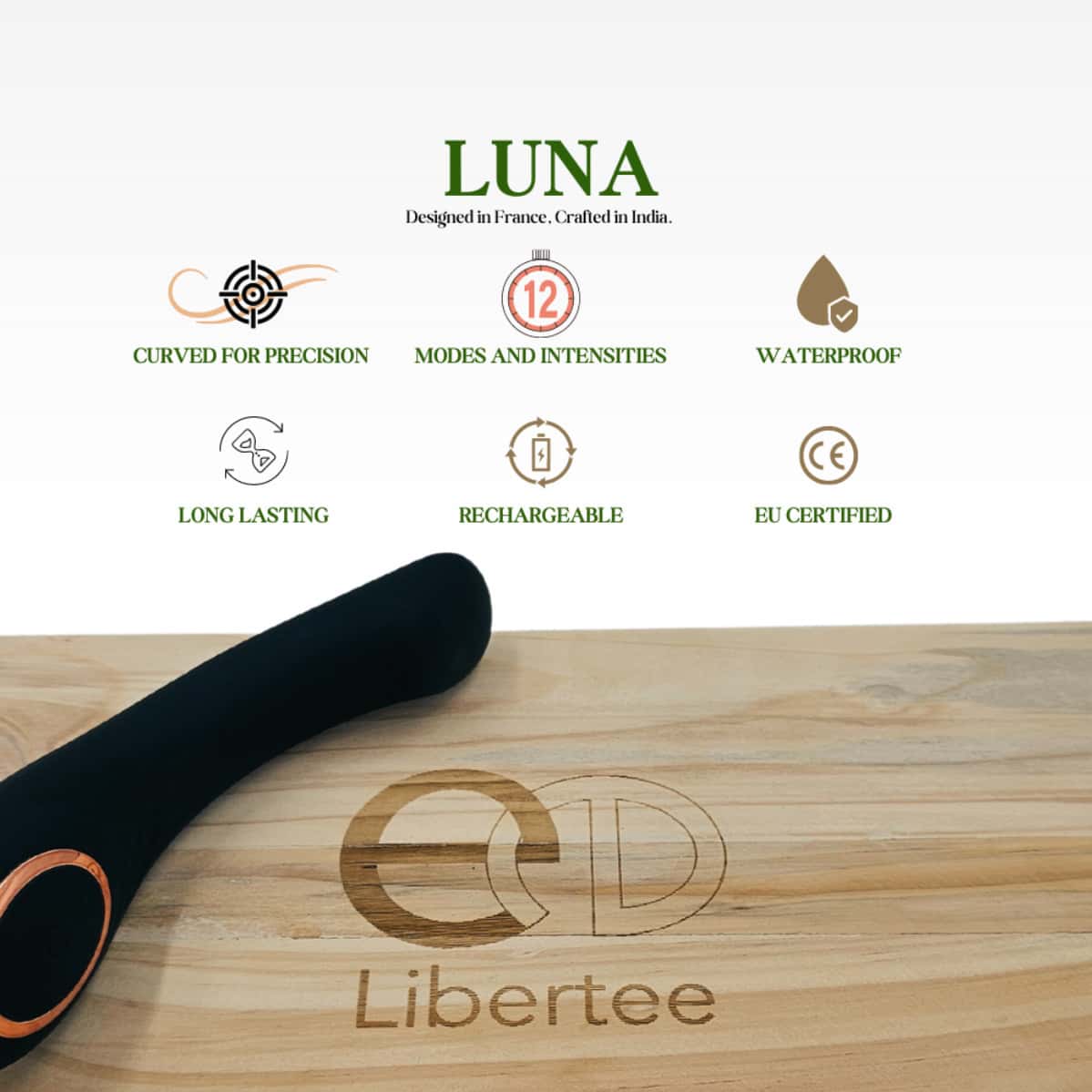 Buy LIBERTEE LUNA|FULL BODY ELECTRIC MASSAGER|12 MODES & VARIATIONS ...