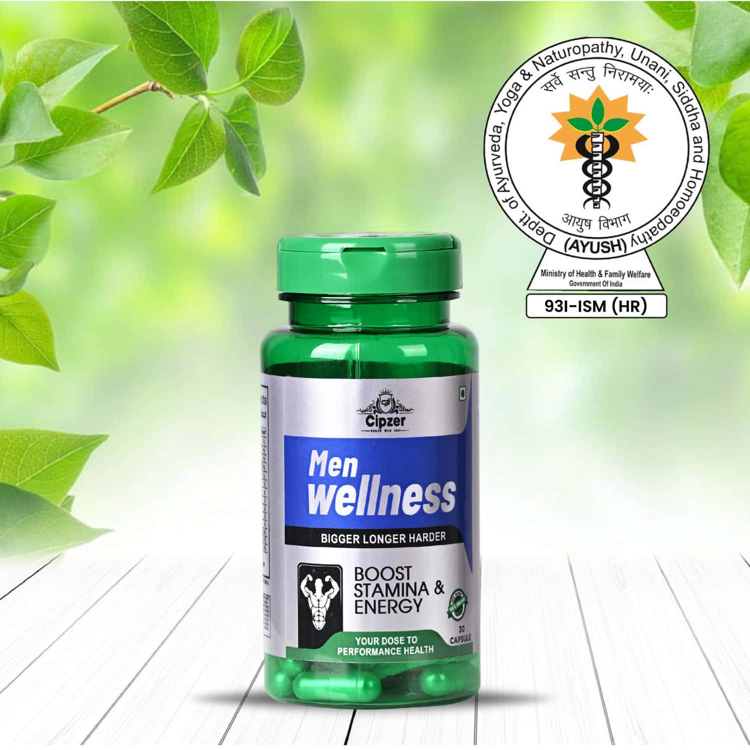 Buy CIPZER MEN WELLNESS BIGGER LONGER HARDER CAPSULE AMPLIFY STAMINA ...