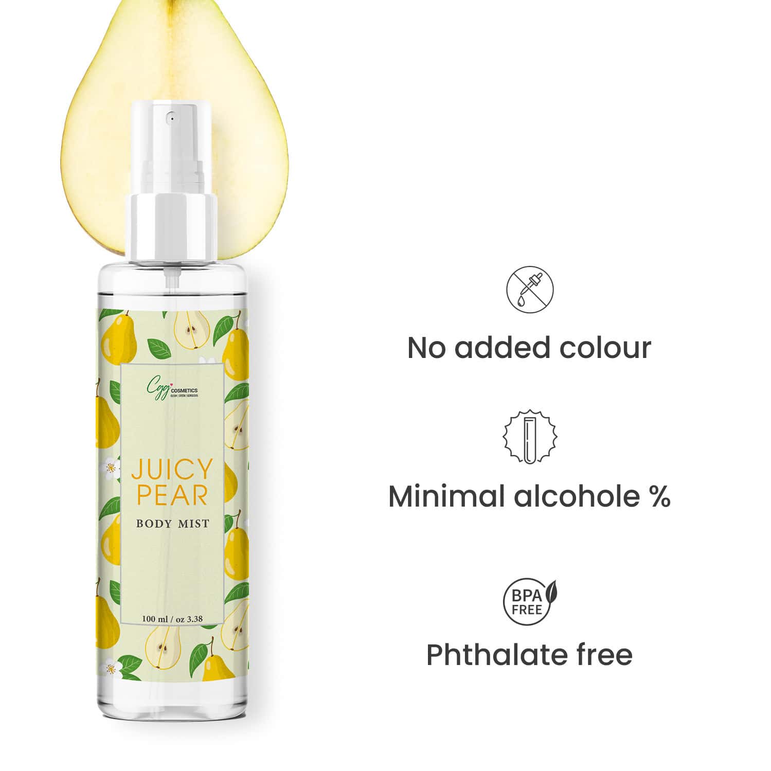 Buy CGG COSMETICS JUICY PEAR BODY MIST 100 ML Online & Get Upto 60% OFF ...
