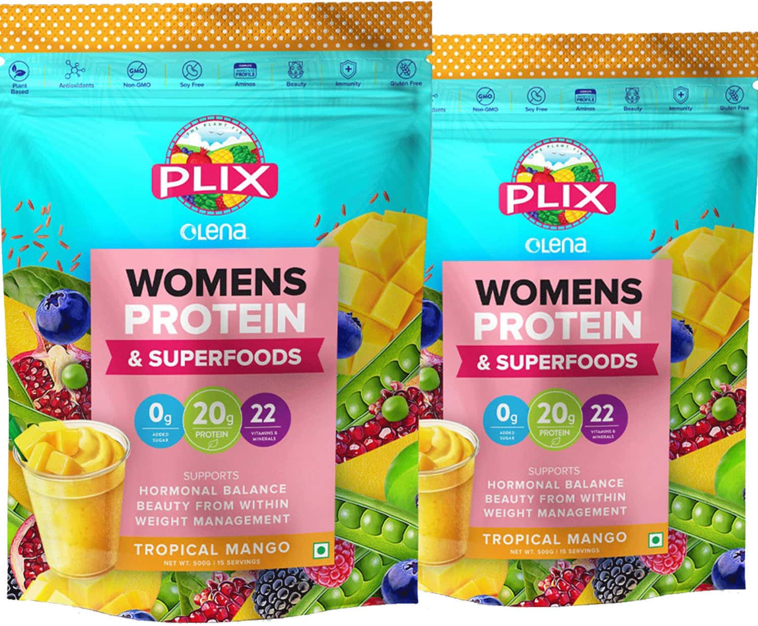 Buy PLIX WOMEN'S PROTEIN SUPERFOODS POWDER CHOCOLATE 500G PACK OF 1 ...
